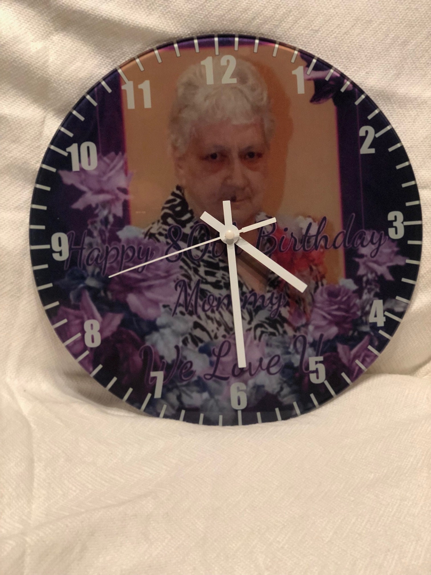 Personalized Photo Wall Clock Photo Wall Clock Picture - Etsy