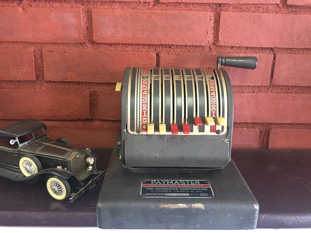 Paymaster Checkwriter Vtg and Protector Series 400 the - Etsy