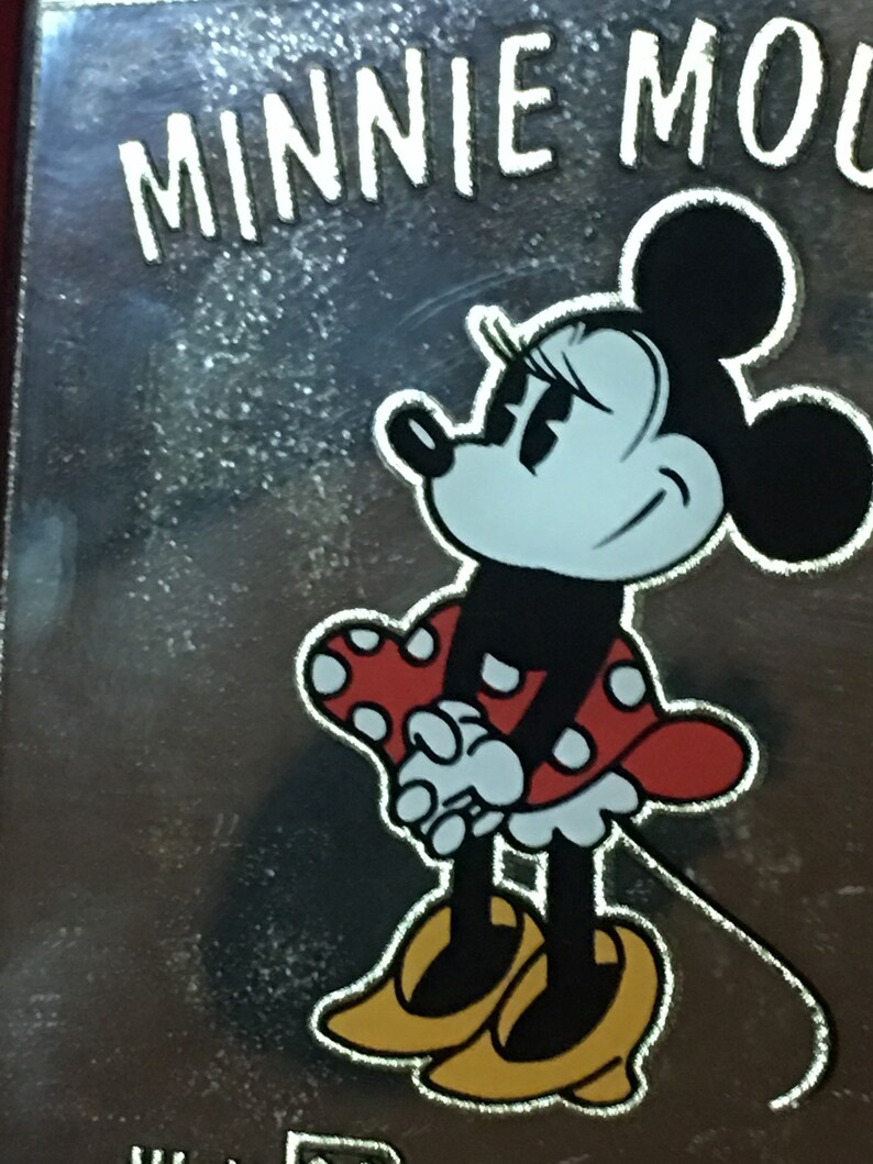 Mirror Minnie Mouse Walt Disney World 1989 Stand up Mirrored - Etsy