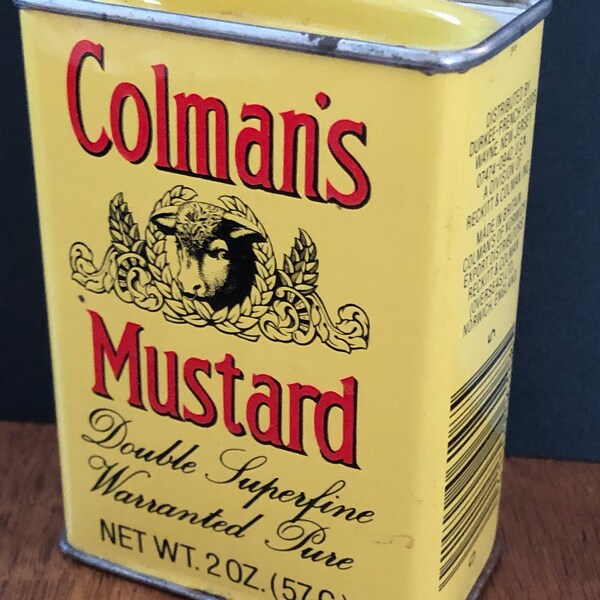 Mustard Spice Tin - Etsy