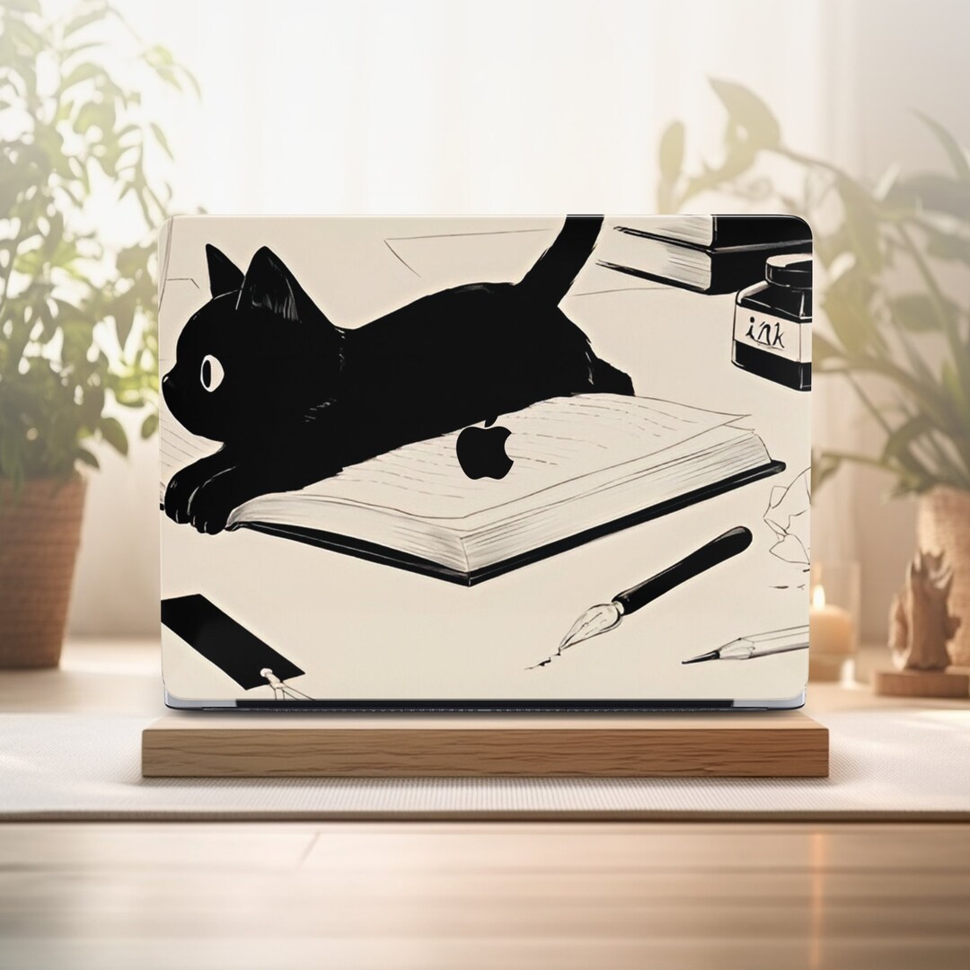 Cute Cat MacBook Case Lazy Cat MacBook Air 13 Case Cartoon Cat MacBook ...
