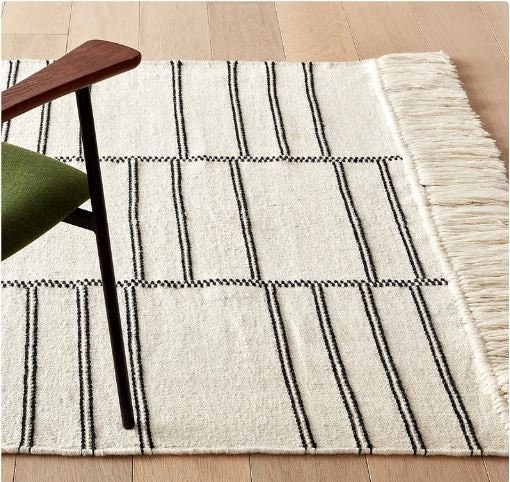 Beautiful Cotton White Colour Dhurrie, 6x9,8x10,9x12, Bohemian Rug ...