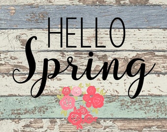 Hello spring | Etsy