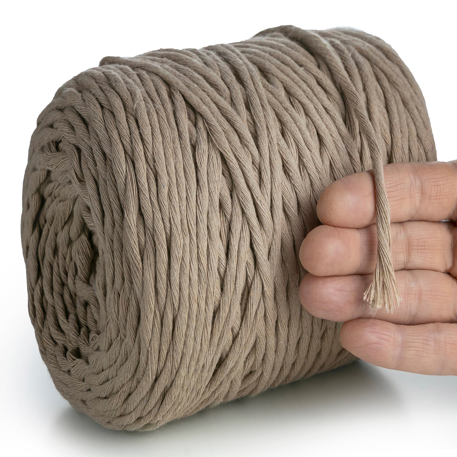 MeriWoolArt fil macramé fil macramé 4mm 225m fil macramé - Etsy France