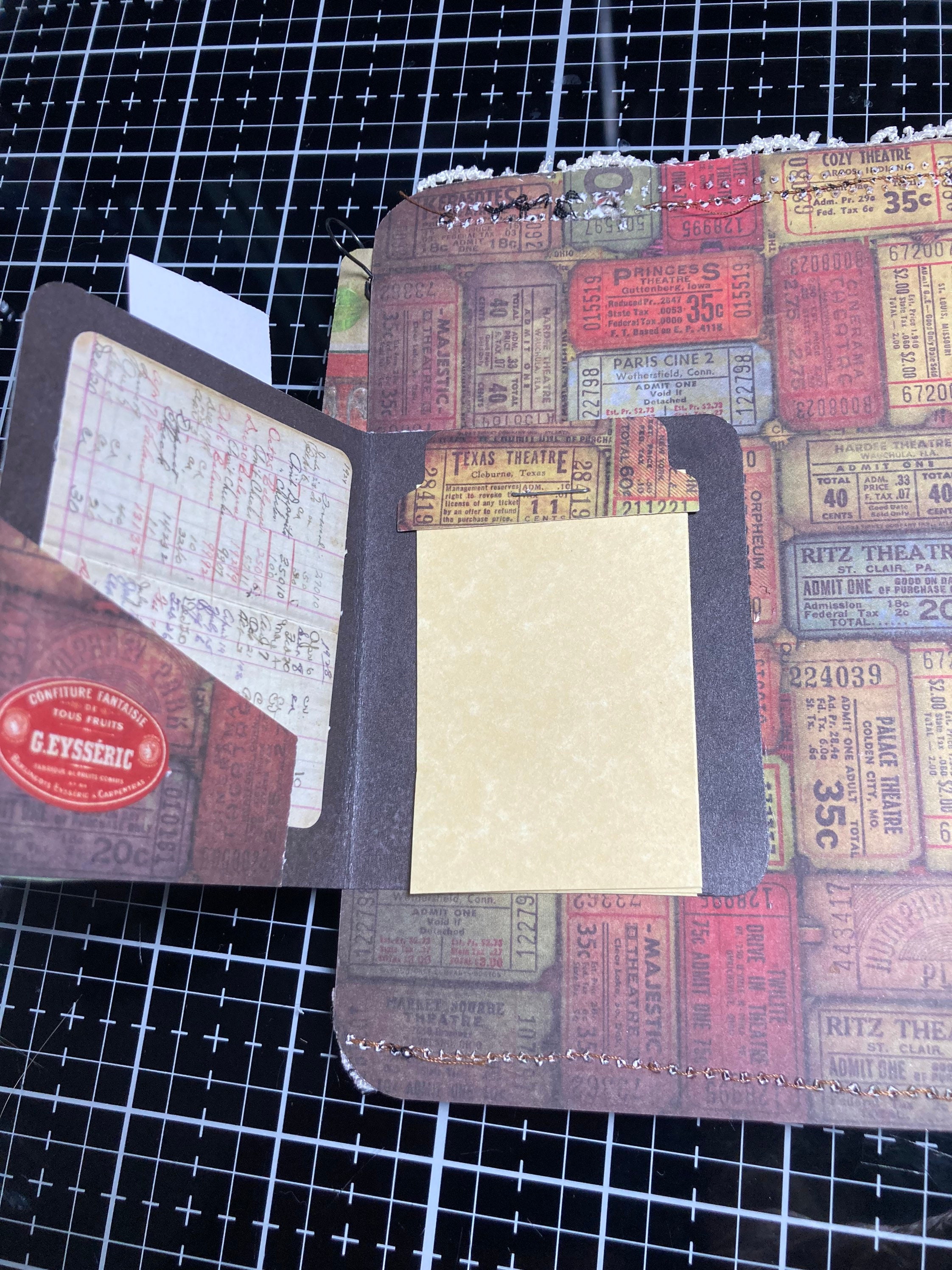 Vintage Tabbed Flip Minibook - Etsy