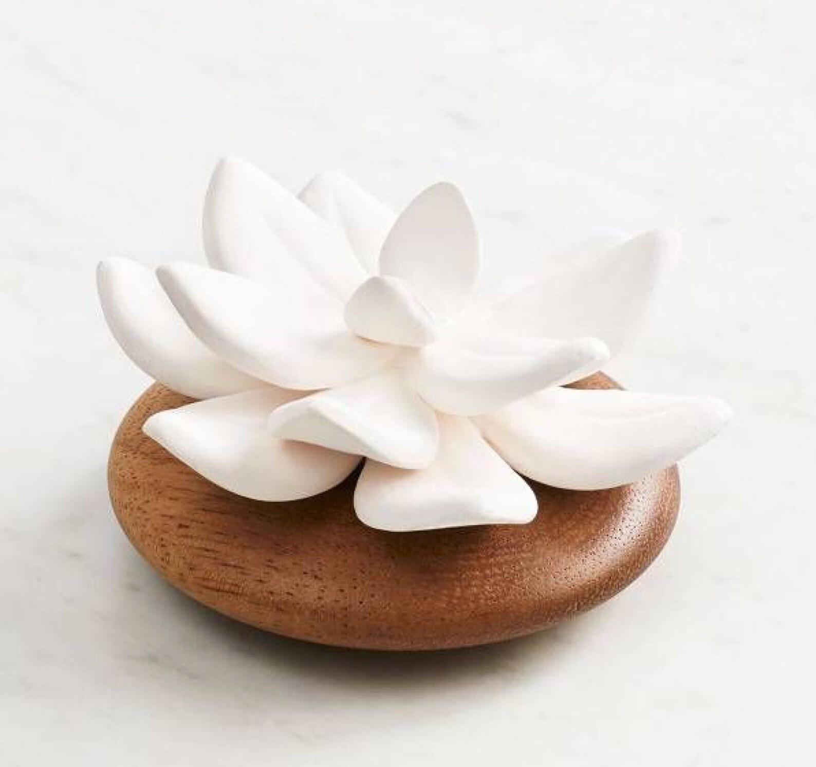 Oil Diffuser Air Freshener Jade Flower Made of Natural Wood - Etsy