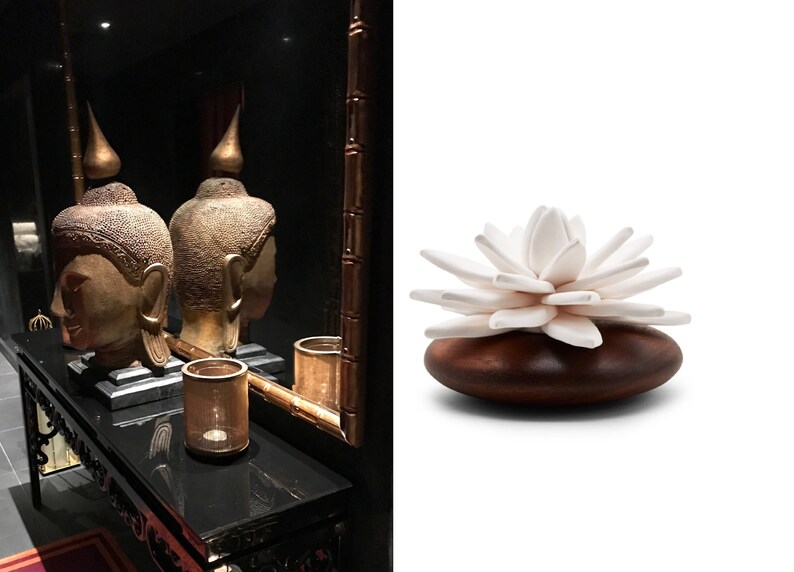 Oil Diffuser, Lotus Flower, Home Fragrance Diffuser. Natural Wood and ...