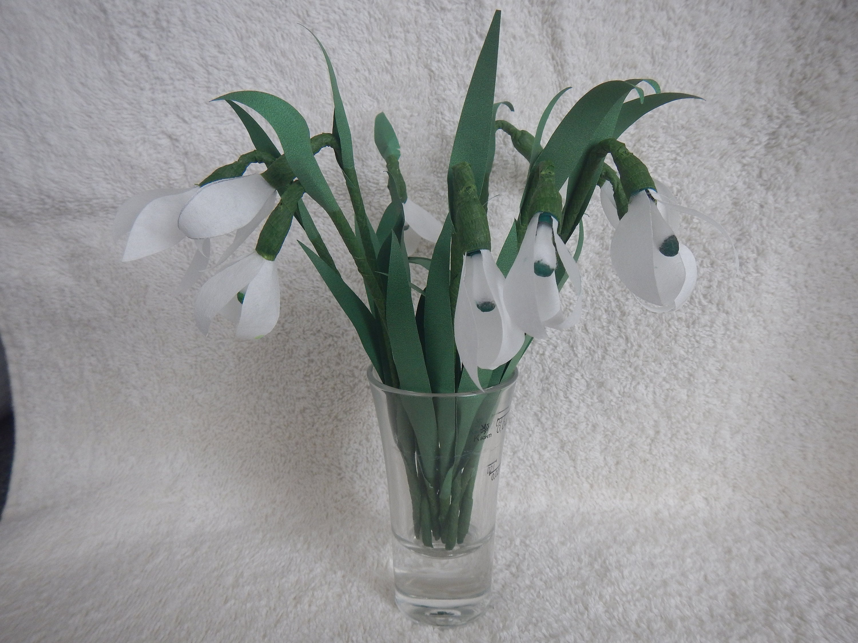 10 Paper Snowdrop Galanthus Flower Snow Bell Spring Flower - Etsy Israel