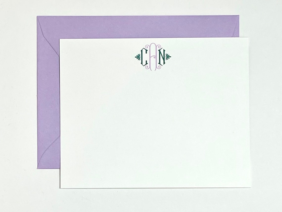 Monogram Stationery | Personalized Stationery - Etsy
