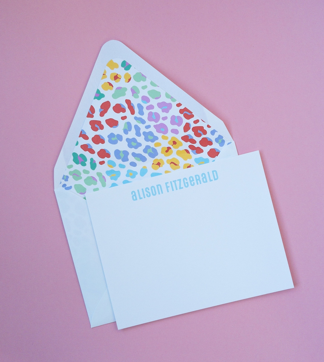 Lined Stationery Set | Personalized Notecards - Etsy