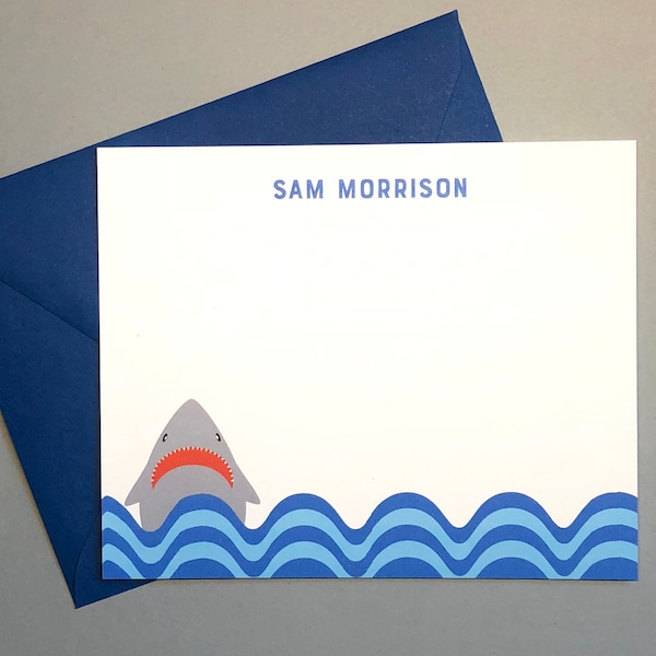 Shark Stationery - Etsy