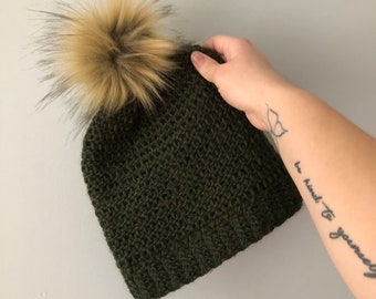 Burgundy Chunky slouchy Beanie /hat Extra large WOOL BLEND | Etsy