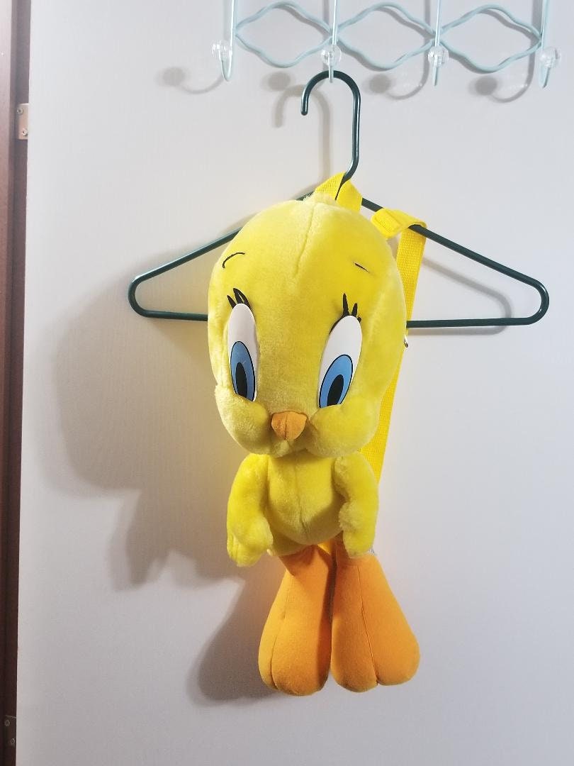 Tweety bird backpack with tweety bird stuffed character - lktech.vn