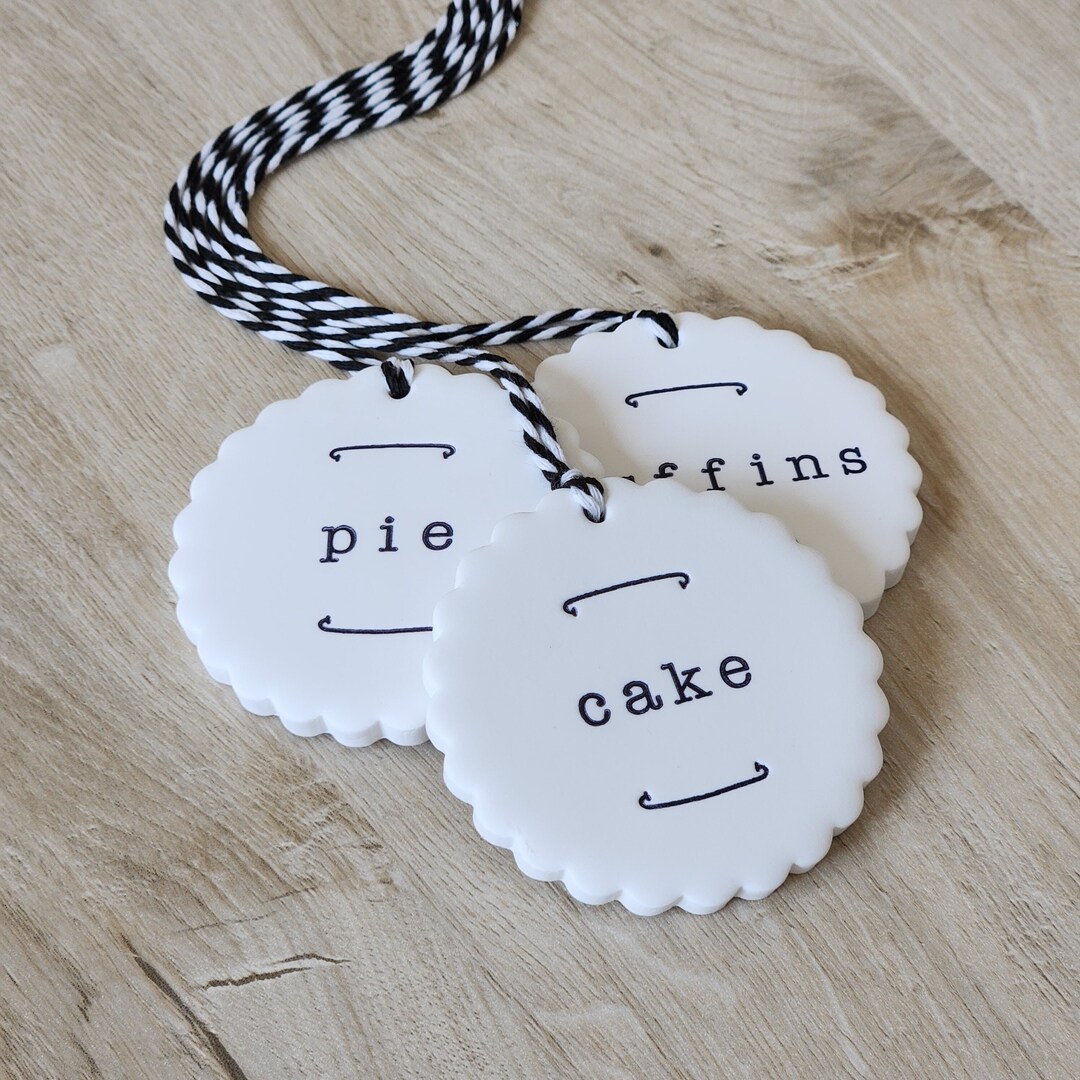 Personalized Farmhouse Style Kitchen Labels to Organize Mason Jars ...