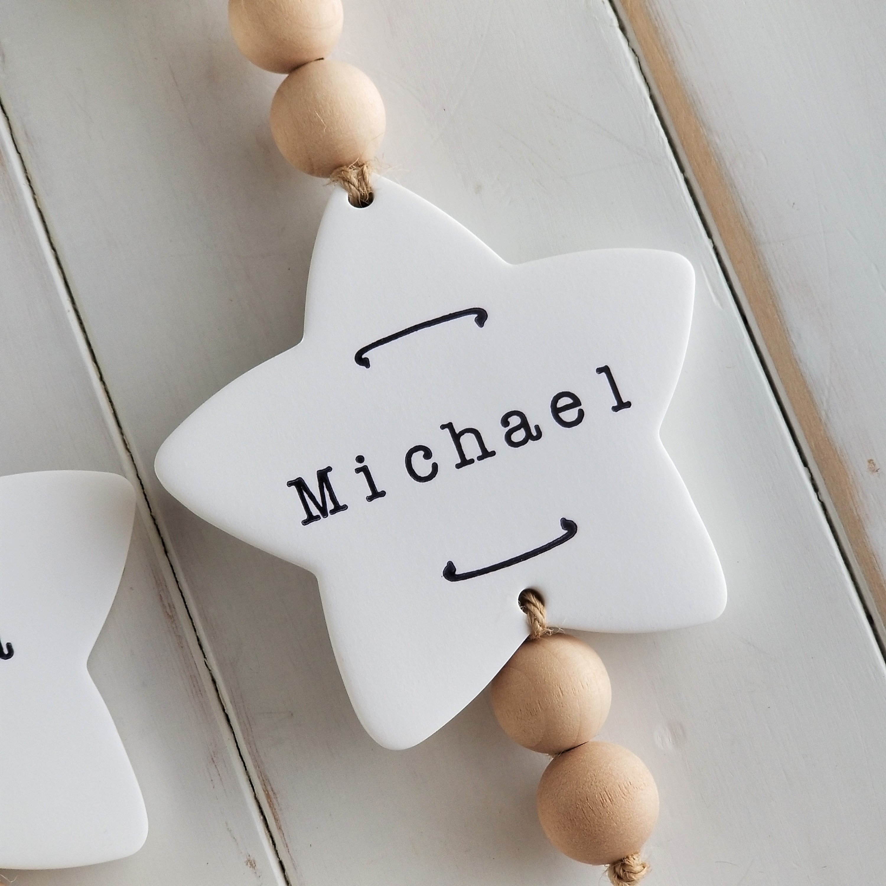 Personalized name favor tags for christmas winter storage | Etsy