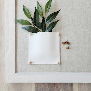 Pinboard Clay Flower Pocket | Modern Bulletin Board Floral Holder ...