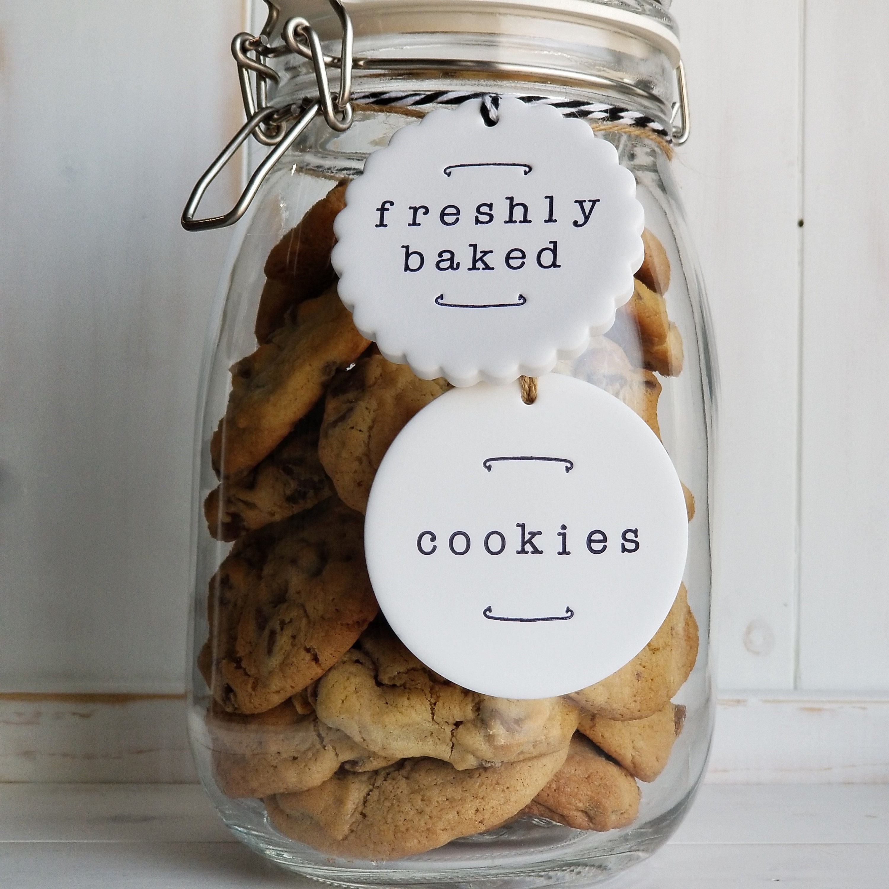 Personalized Farmhouse Style Kitchen Labels to Organize Mason - Etsy