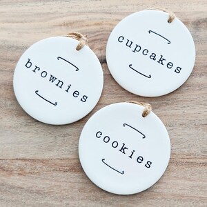 Personalized Farmhouse Style Kitchen Labels to Organize Mason Jars ...