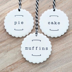 Personalized Farmhouse Style Kitchen Labels to Organize Mason Jars ...