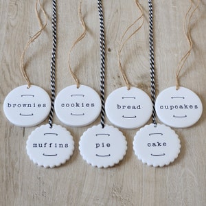 Personalized Farmhouse Style Kitchen Labels to Organize Mason Jars ...