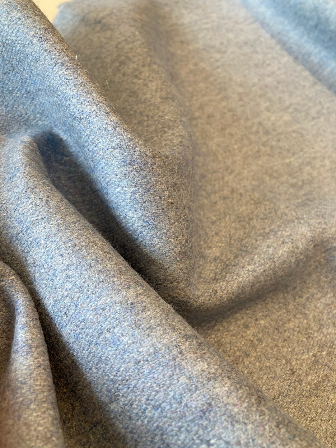 Light Blue Wool Upholstery Fabric - Etsy