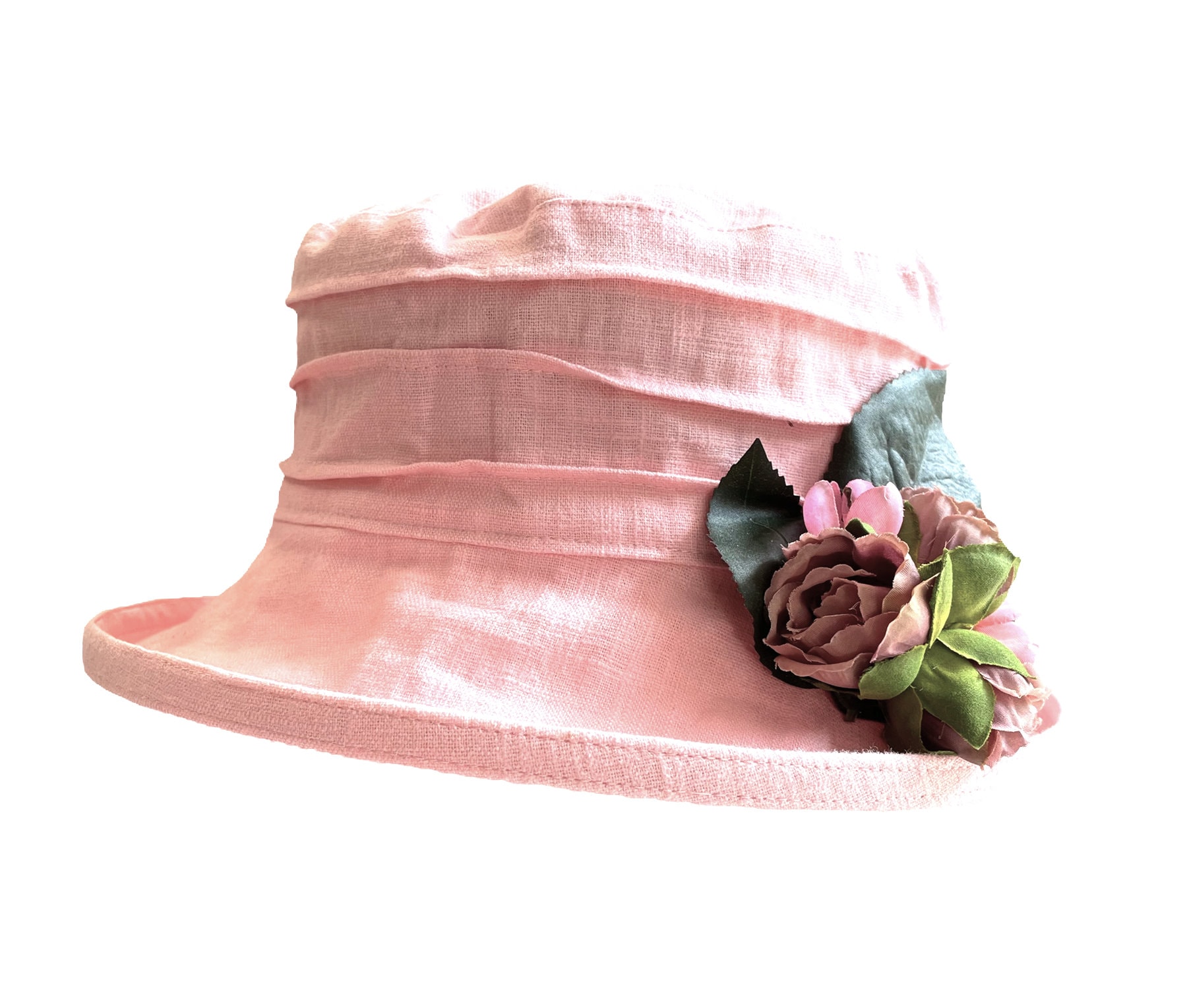 Pretty Pink Summer Sun Hat Handmade in England From - Etsy UK