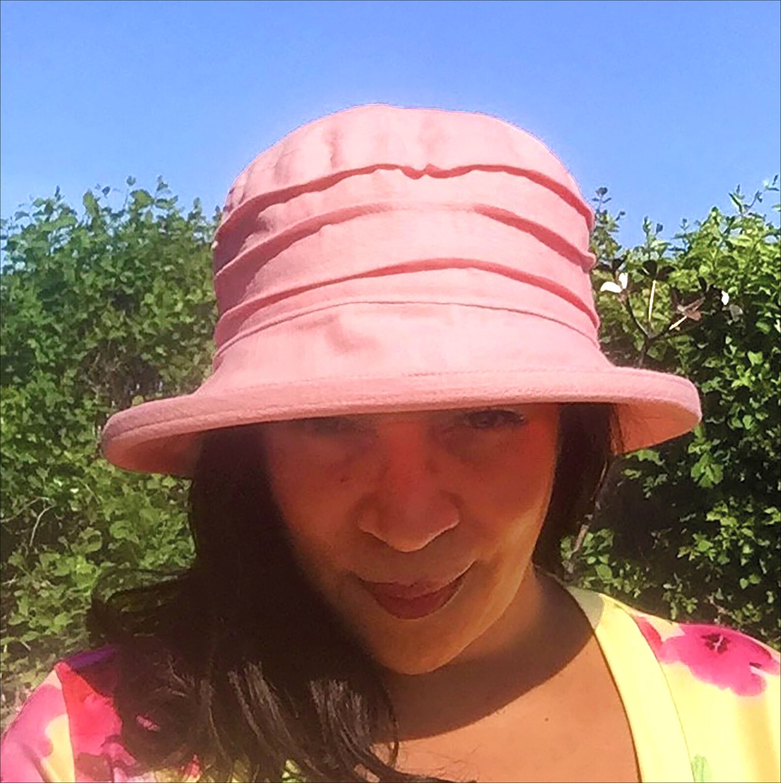 Pretty Pink Summer Sun Hat Handmade in England From - Etsy UK