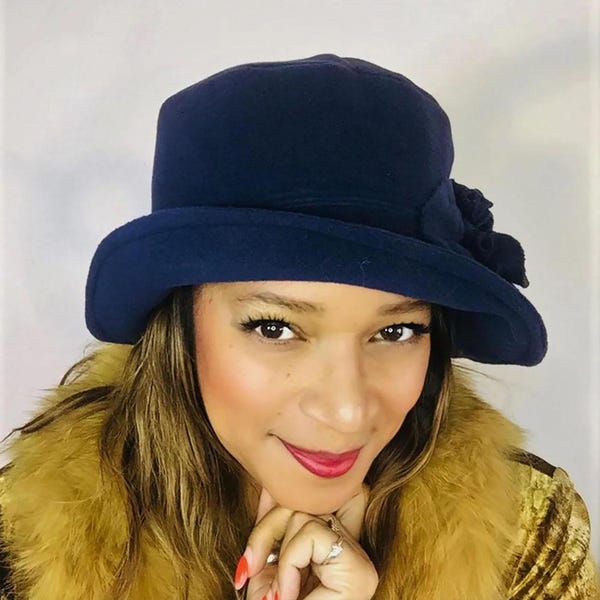 Wide Brim Winter Hats for Women - Etsy UK