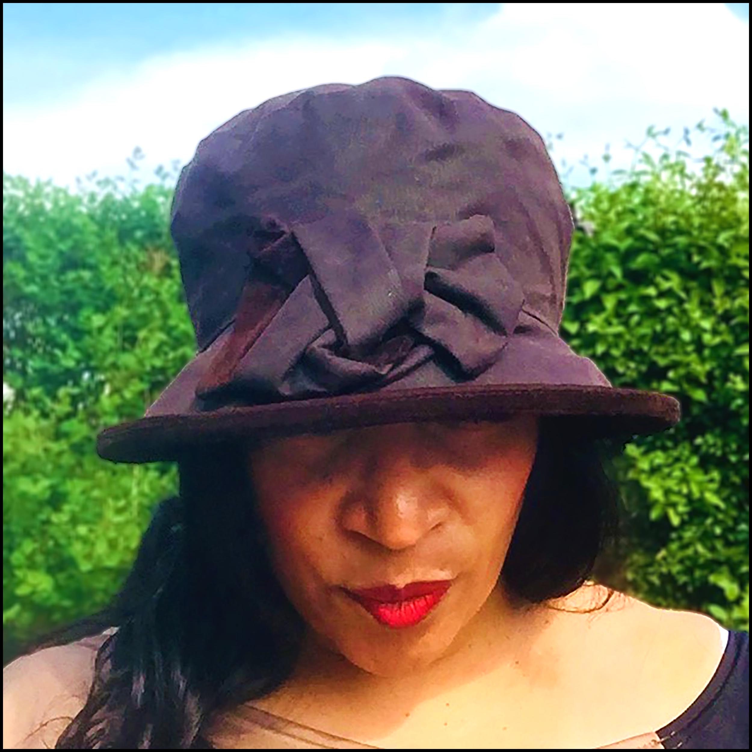 Ladies Waxed Waterproof Hat in Brown City Smart Spring | Etsy