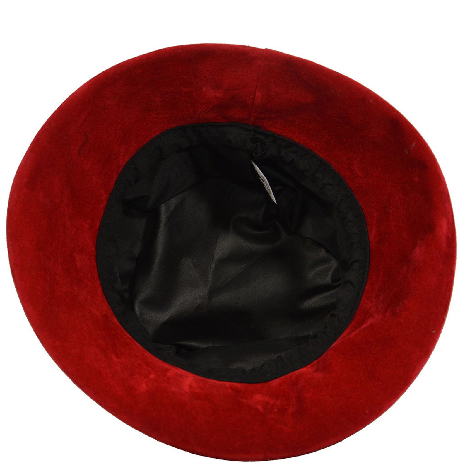 Black Scarlet Red Waxed Rainhat Glamorous Rainproof All Year - Etsy