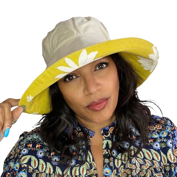 Daisy Sun Hat - Etsy