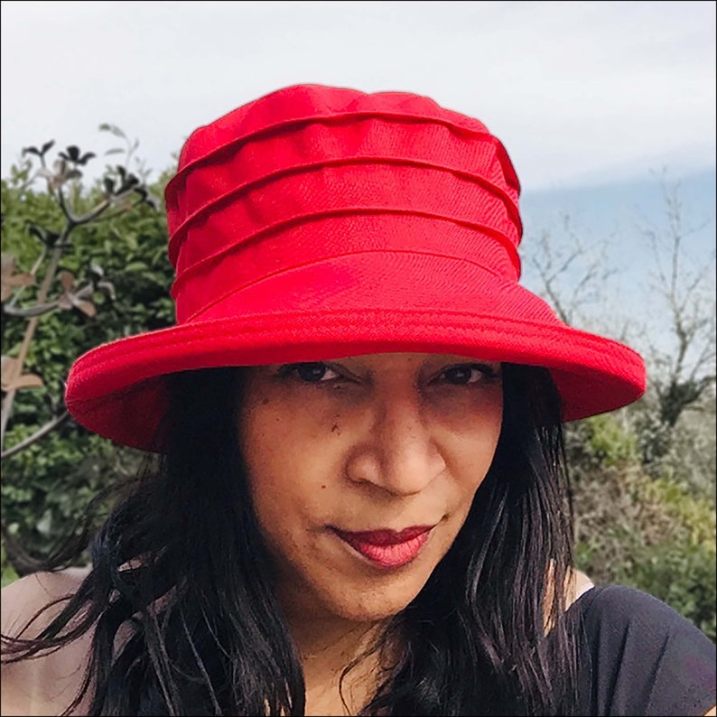 Bright Red Waterproof for Women Cheerful Colourful Summer - Etsy