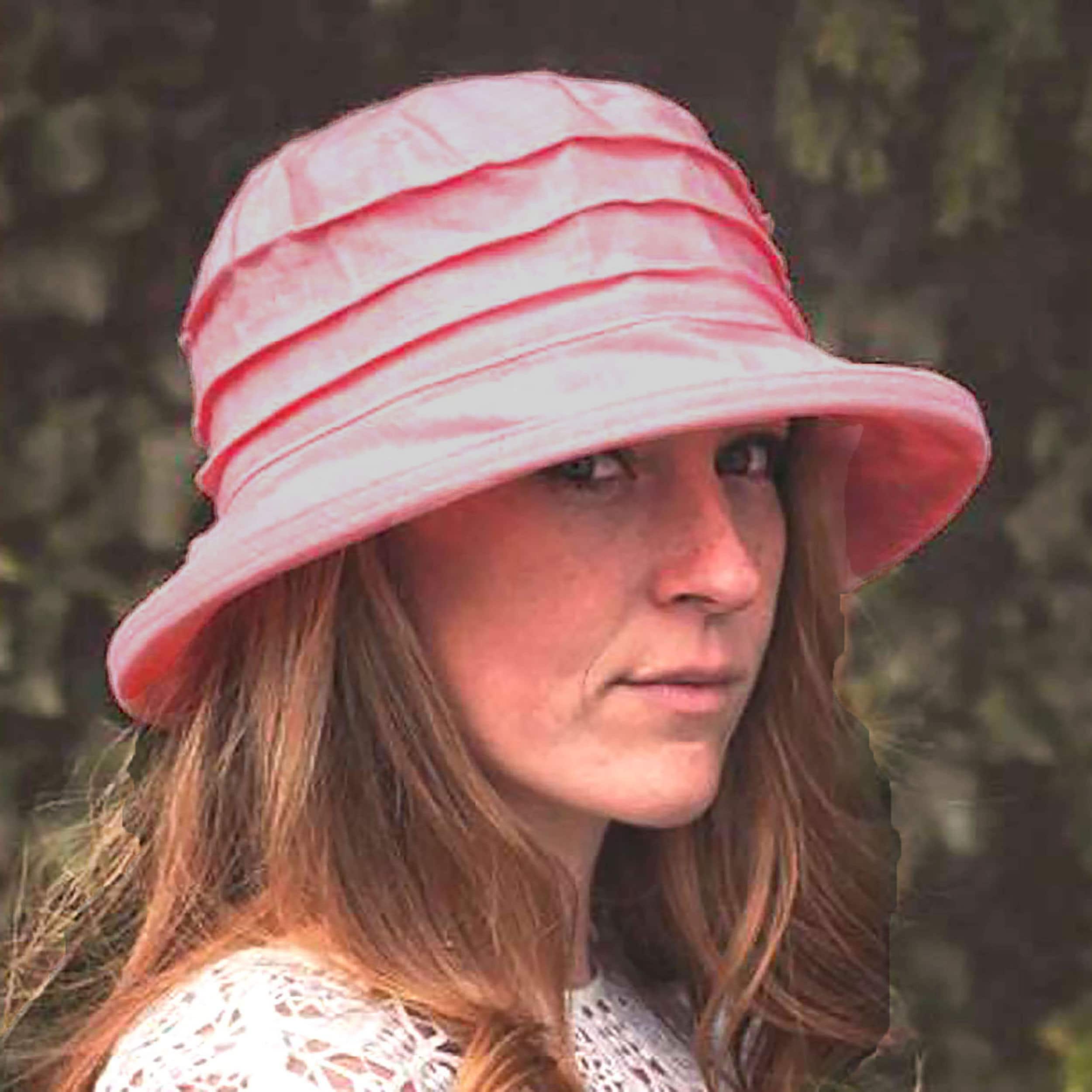 Pretty Pink Summer Sun Hat Handmade in England From - Etsy UK