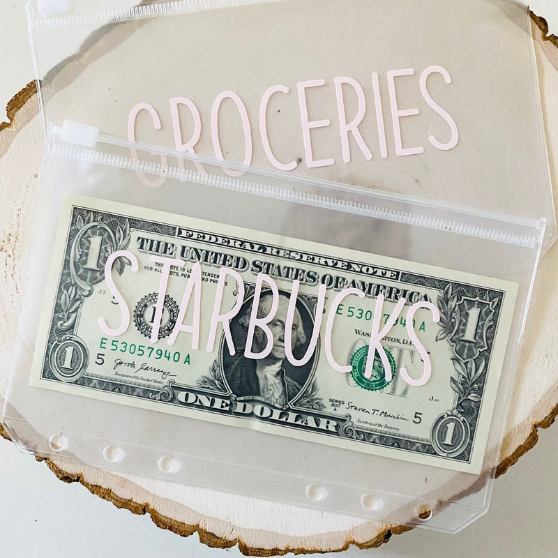 Zipper Cash Envelopes - Etsy