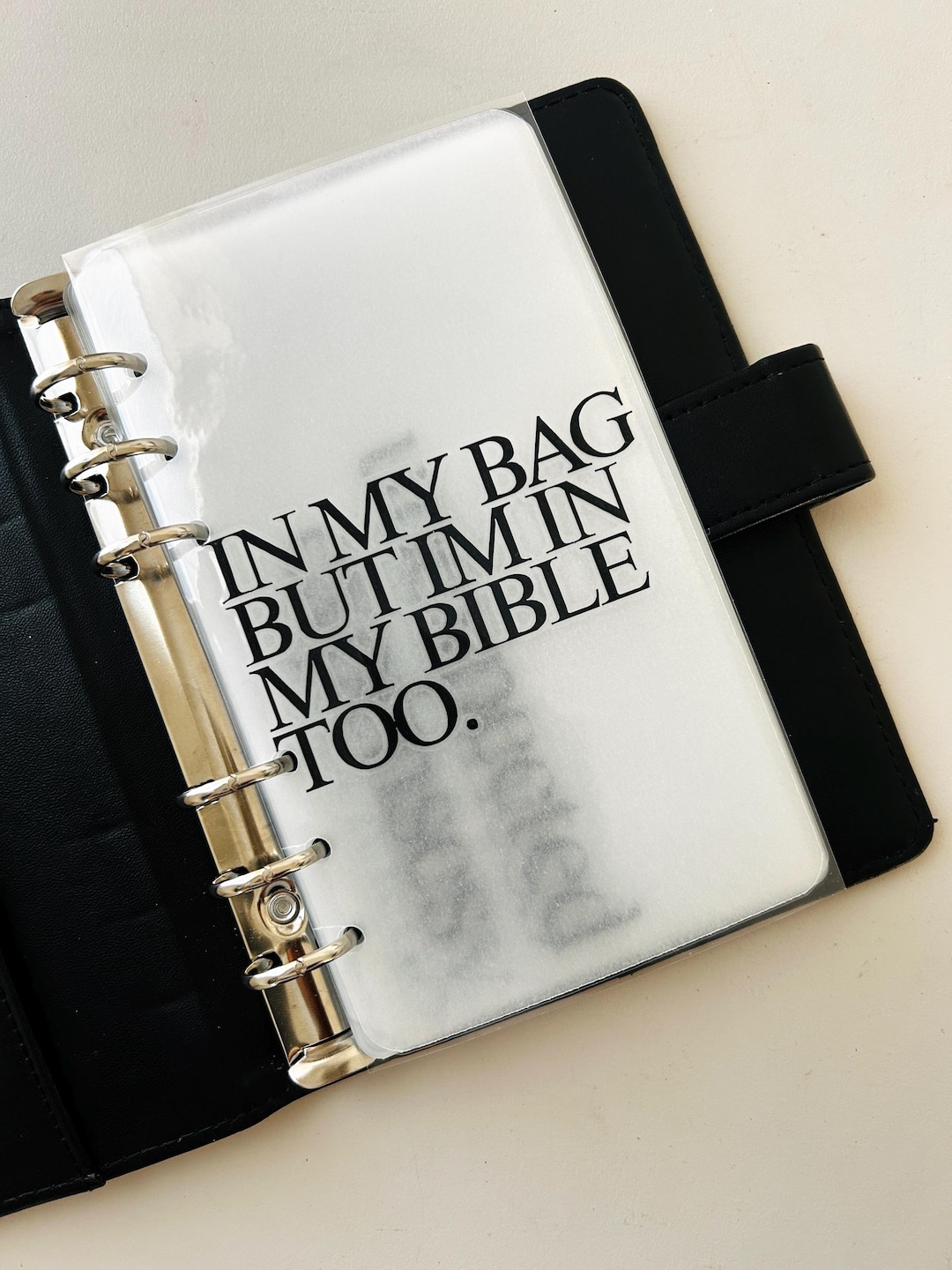 In My Bag and Bible Binder Cover, Dashboard for A6 Budget Binder ...