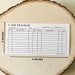 Horizontal Trackers for Cash Envelopes | Spending Trackers for Budget ...