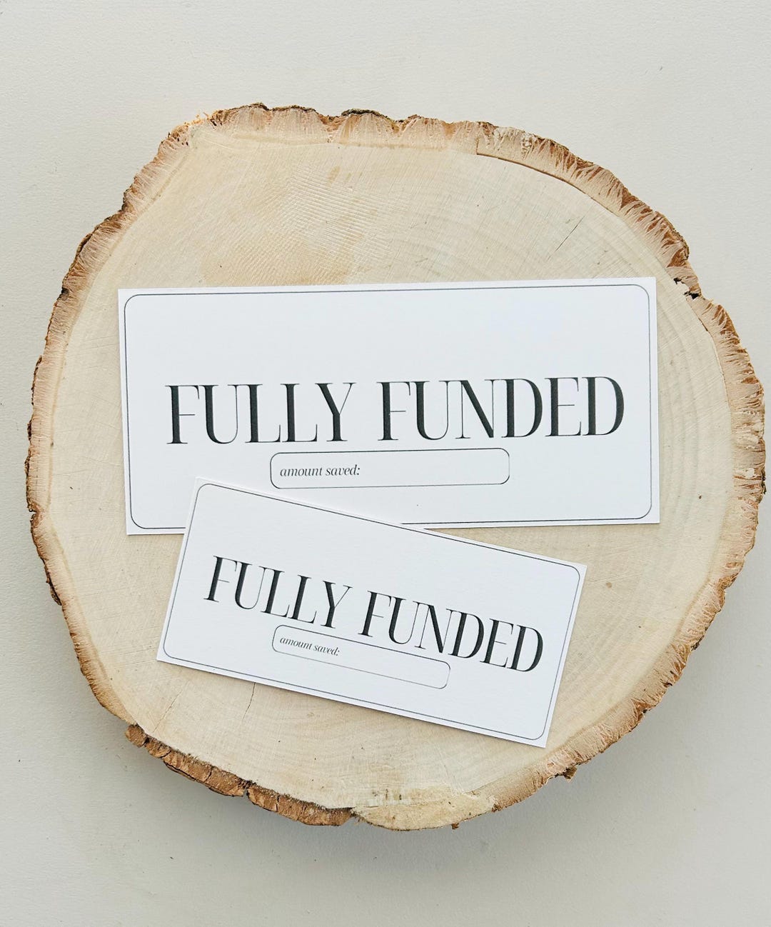 Fully Funded Placeholders for Cash Stuffing, Placeholder Inserts for ...
