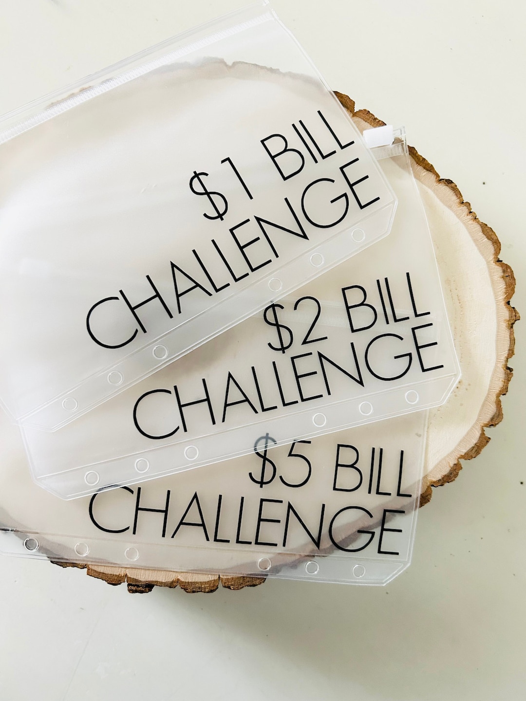 Dollar Savings Challenge, Cash Zipper Envelope Bundle, 1 Dollar ...