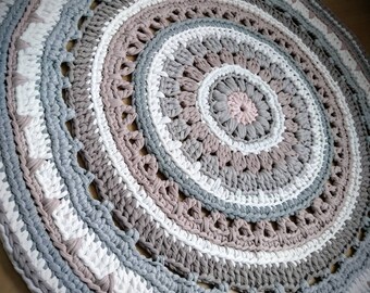 Crochet Round Rug Pattern Crochet Pattern - Etsy
