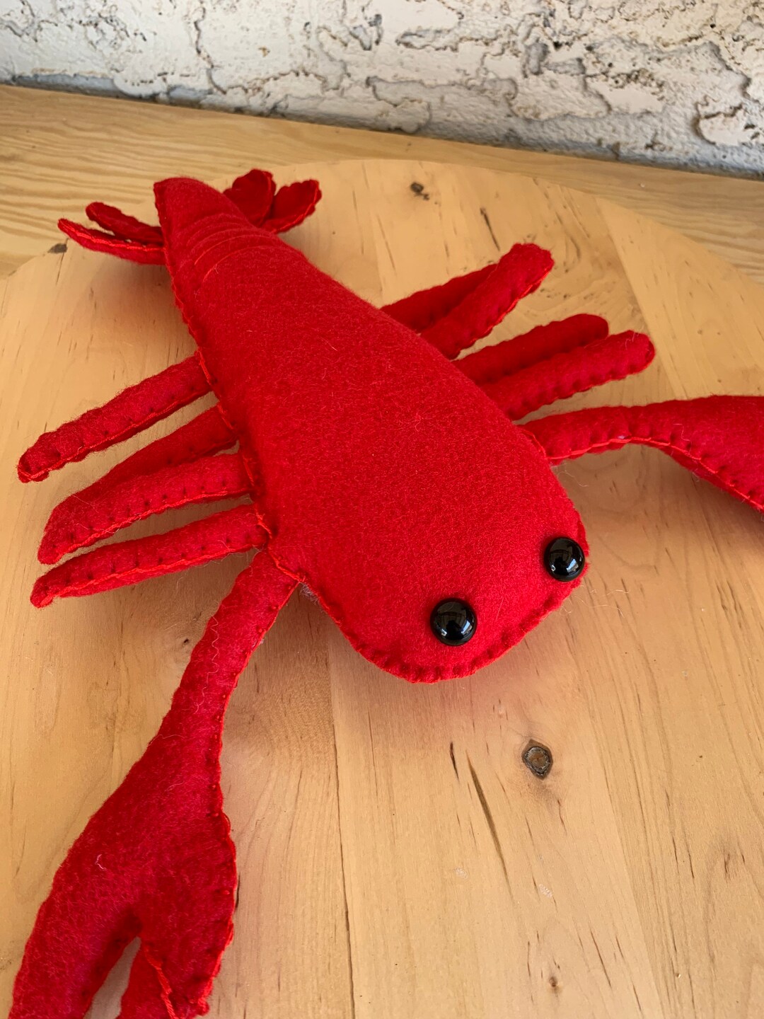 Felt Lobster Pretend Food Felt Food Play Food Kids Play - Etsy