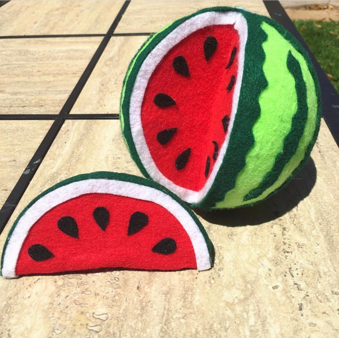 Felt Watermelon Pretend Food Felt Food Play Food Kids Play - Etsy