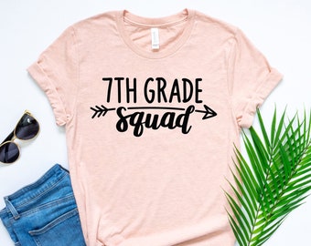 Seventh Grade Teacher Shirt - Etsy