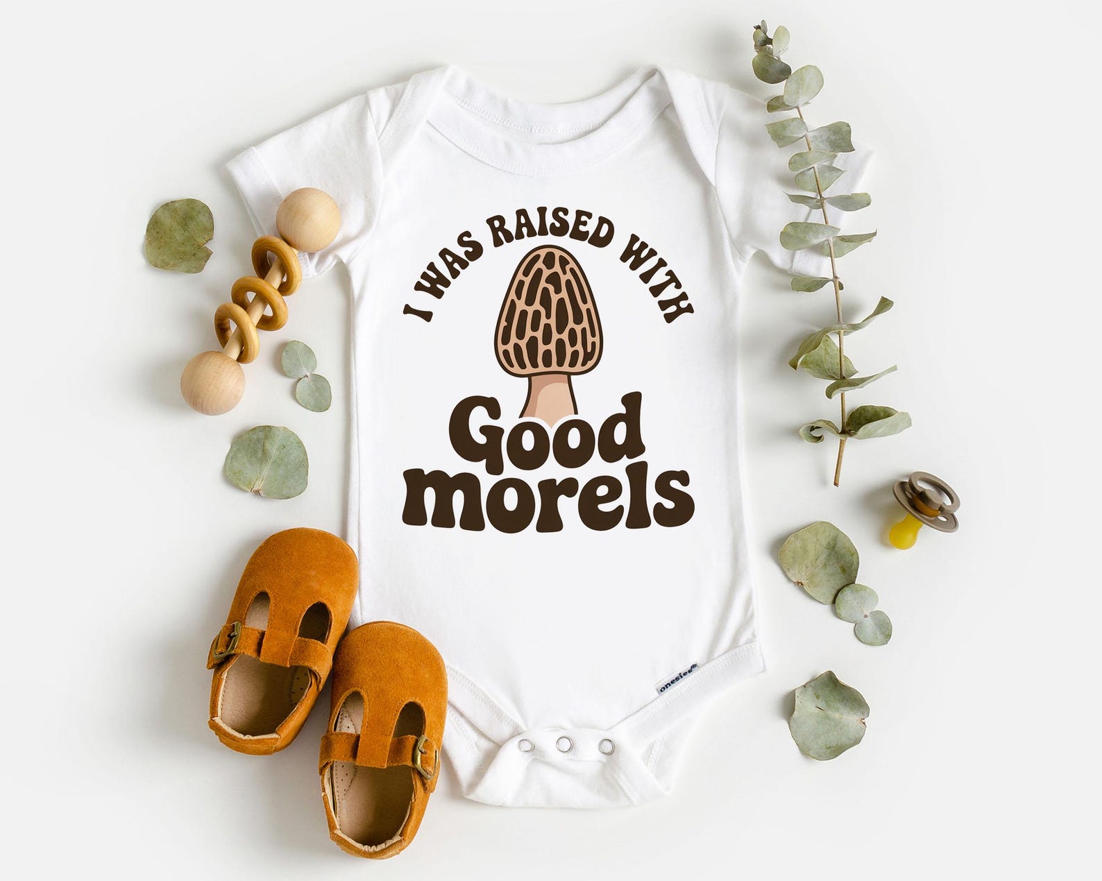 Retro Mushroom I Was Raised With Good Morels Shirt - Cute Funny Puns ...