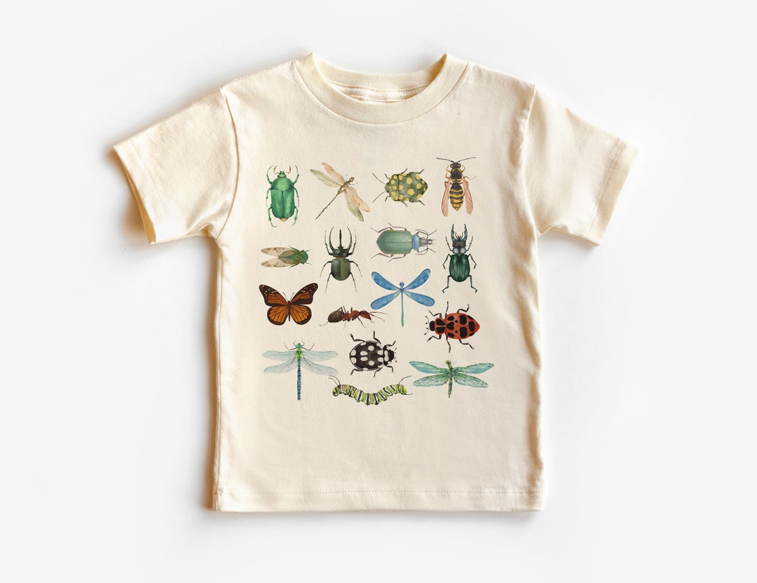 Retro Bugs Toddler Shirt - Cute Entomology Children's Clothing - Future ...