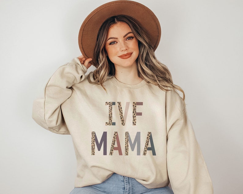 In Vitro Fertilization Sweatshirt IVF Mama Expecting Mom - Etsy