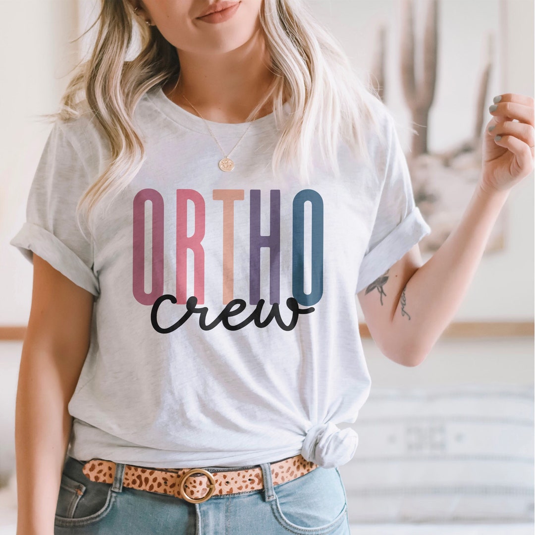 Ortho Office Shirt Ortho Crew Ombre Orthodontist Office Shirt ...
