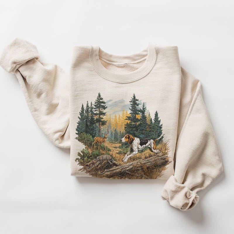 Treeing Walker Sweatshirt - Etsy