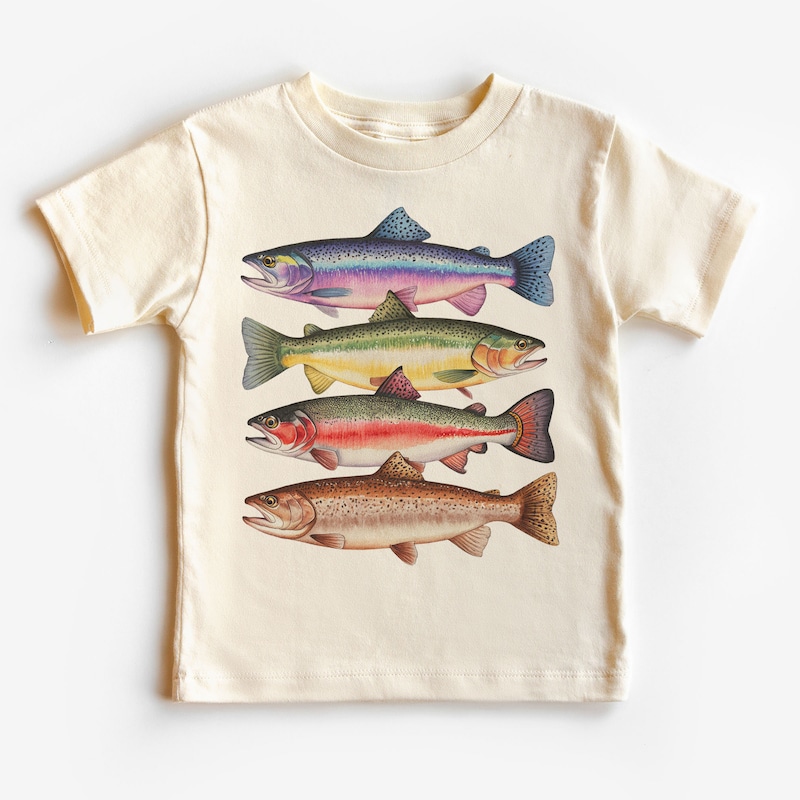 Kids Fish Species Shirt - Etsy