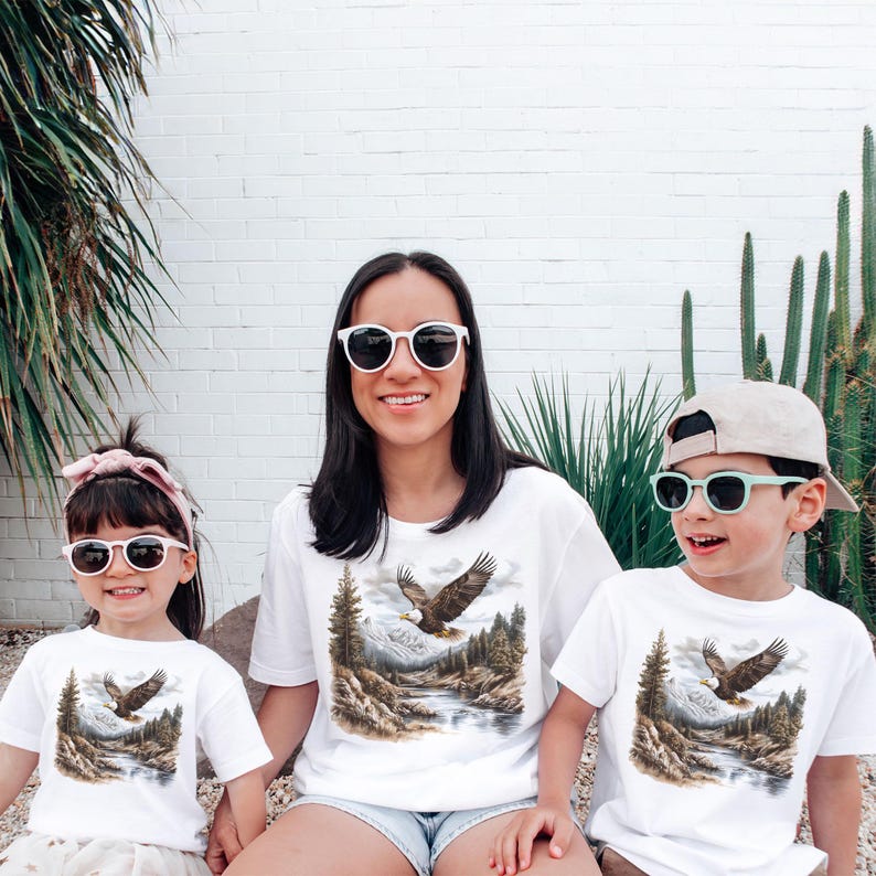 retro-bald-eagle-river-scene-kids-shirt-90s-birds-of-prey-forest