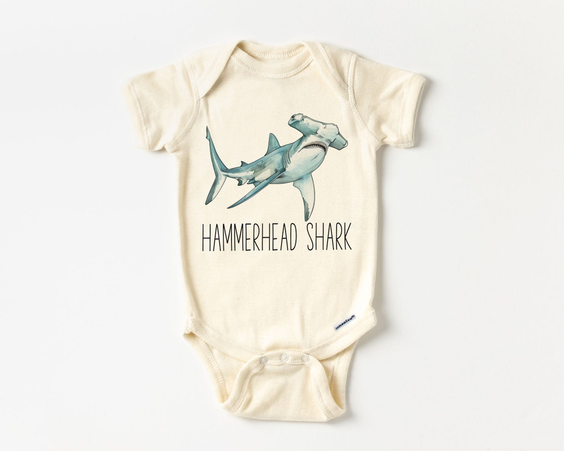 Hammerhead Shark Toddler Shirt - Cute Educational Shark Species Kid's ...
